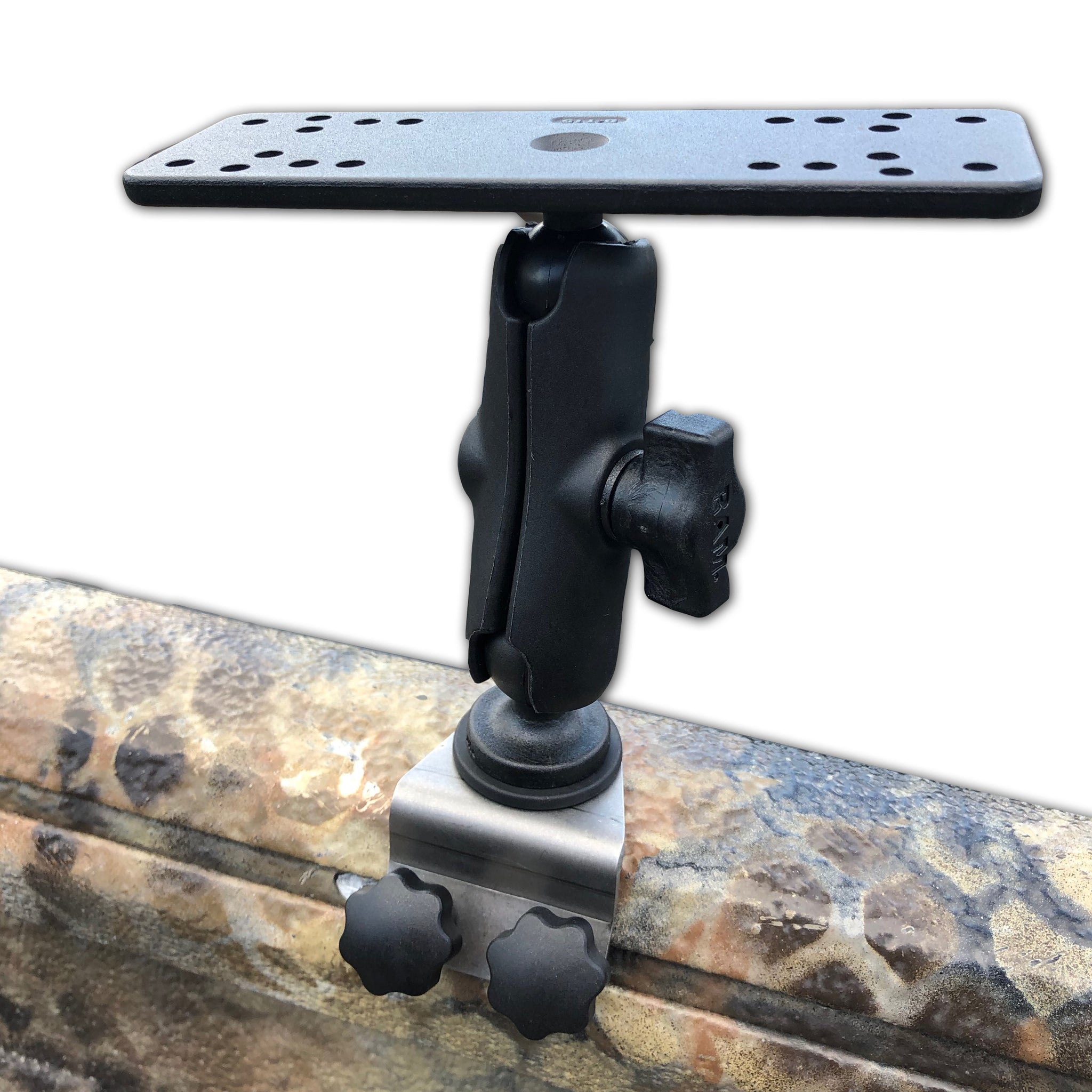 RAM Track Ball Universal Marine Electronic Mount w/ RAM Ball Mount Bra ...